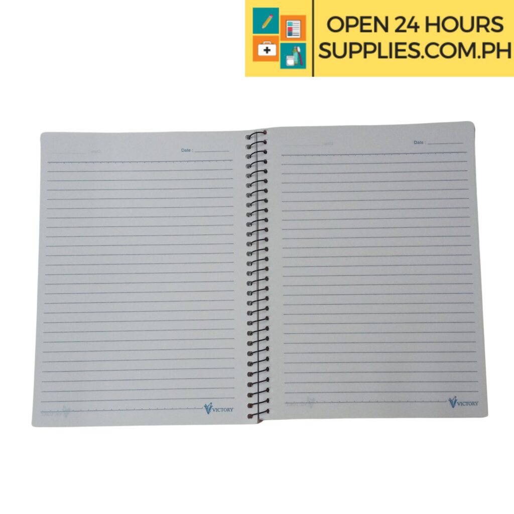 Victory Notebook Spiral and Yarn Coated Board 80 Leaves 148 x 200 mm ...