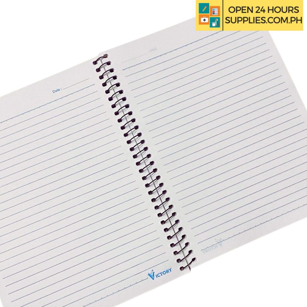 Victory Notebook Spiral and Yarn Coated Board 80 Leaves 148 x 200 mm ...