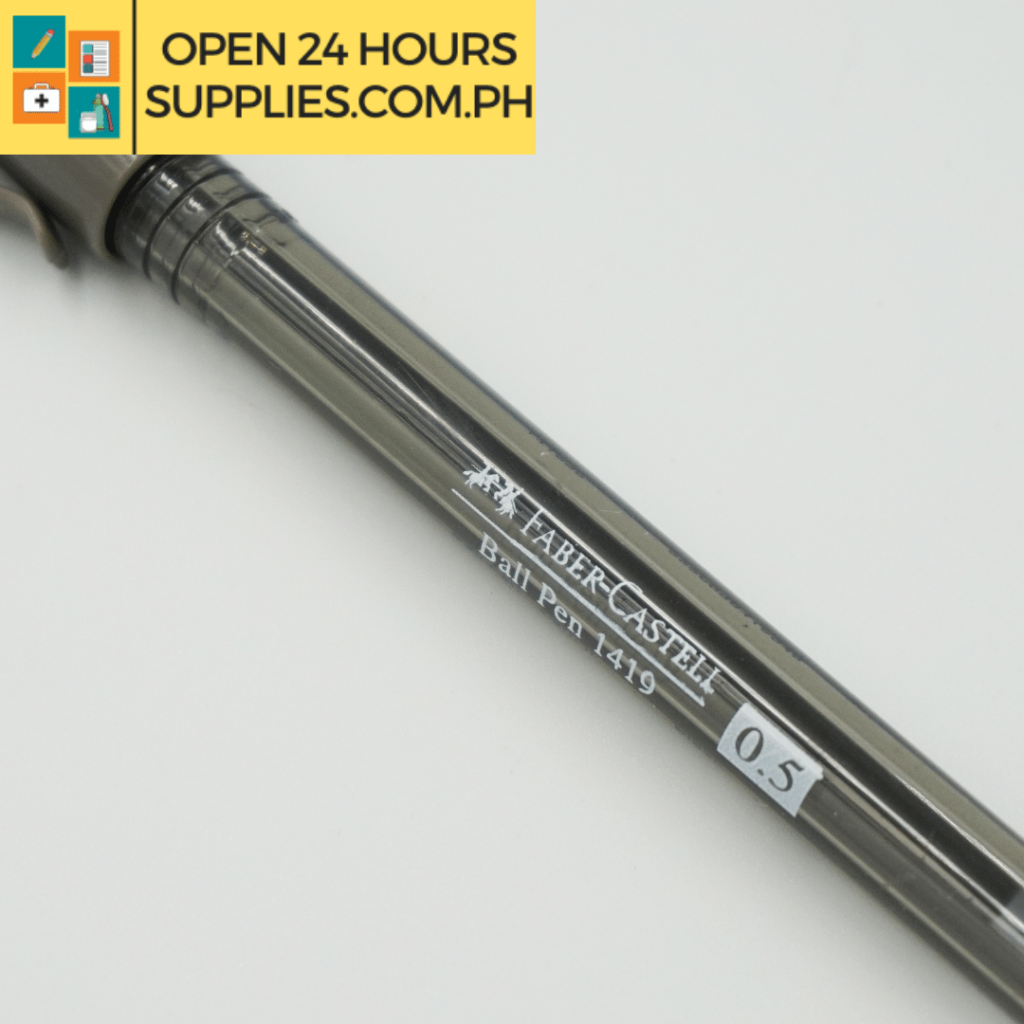 Ballpen 1419 FABER-CASTELL Black 0.5mm Gray cover | Pastel Cover ...
