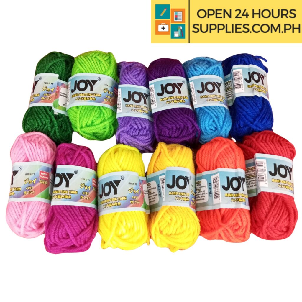 Yarn (Joy) Handknitting and Crochet Single Color - Supplies 24/7 Delivery