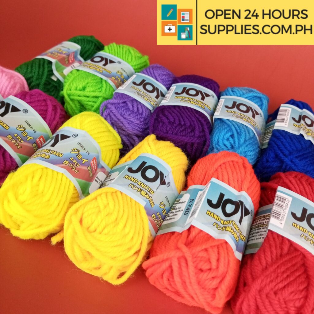 Yarn (Joy) Handknitting and Crochet Single Color - Supplies 24/7 Delivery
