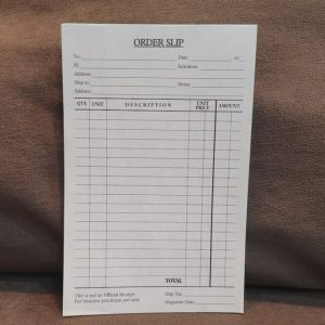 Business Form -A5 portrait 2-ply (50sheets x 2) Purchase Order | Delivery Receipt | Order Slip ...