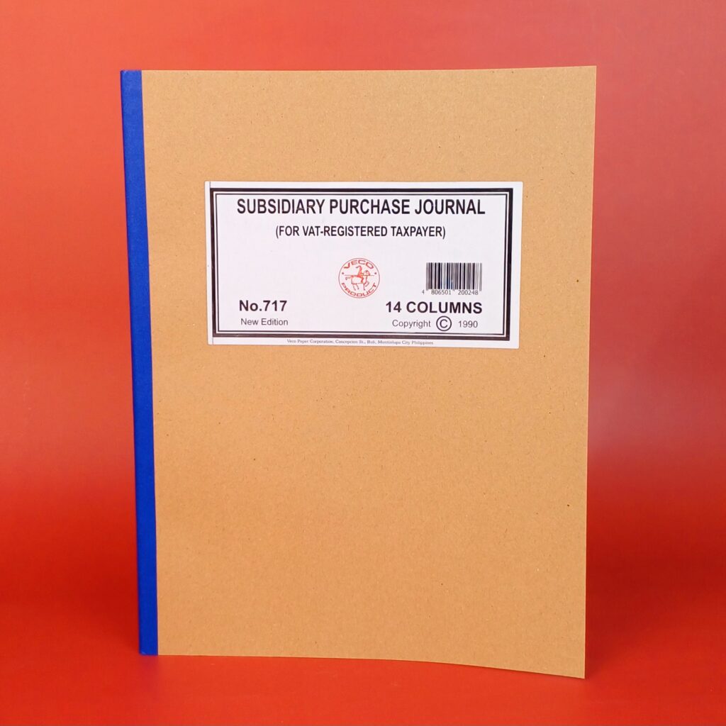 Bookkeeping Journal (Veco) Cash | Record | Journal | Sales Journal ...