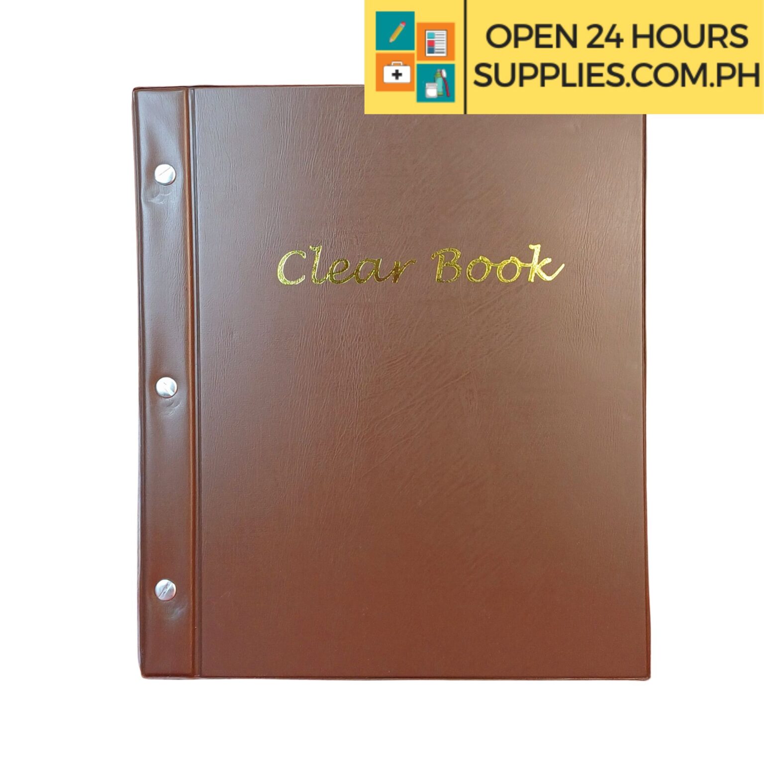 Clearbook (Veco) Screw Type 3-hole - Short - Red | Black | Blue | Brown ...