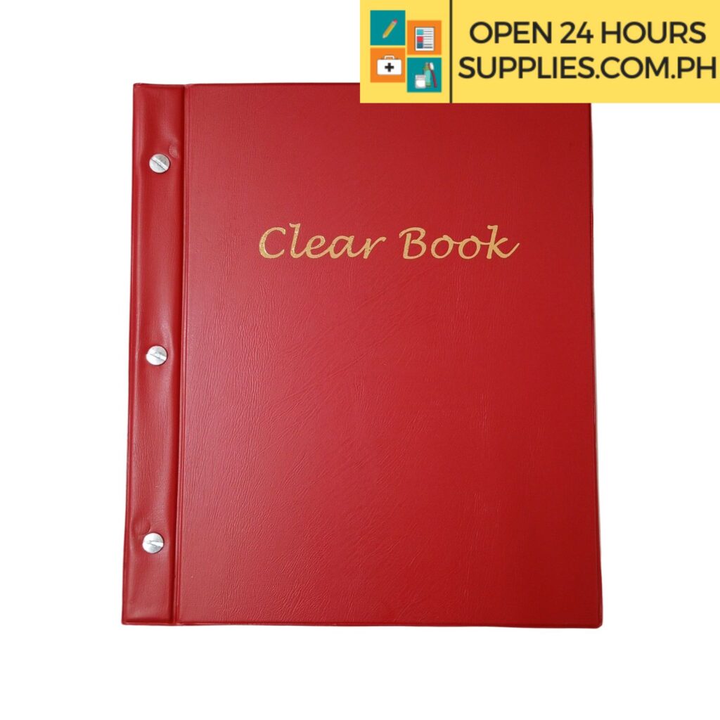 Clearbook (Veco) Screw Type 3-hole - Short - Red | Black | Blue | Brown ...