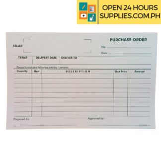 Business Form -A5 portrait 2-ply (50sheets x 2) Purchase Order ...