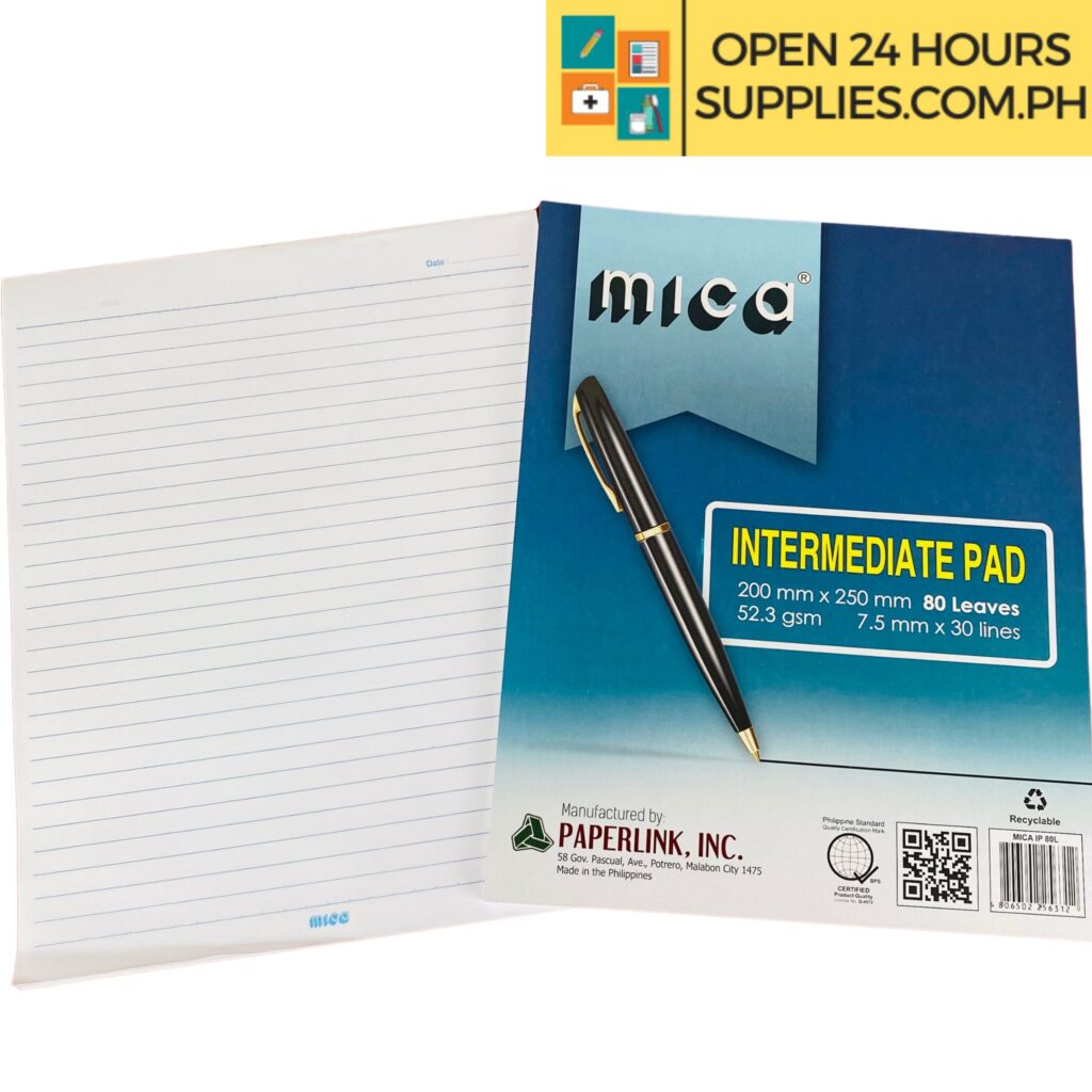 Mica Pad Paper Intermediate Pad - 1 Whole 80 leaves - Supplies 24/7 ...