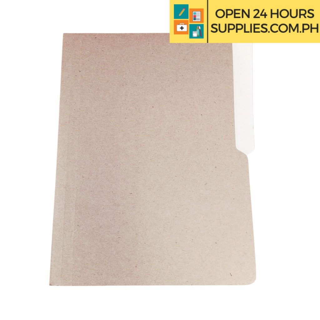 Brown Folder With White Tab Kraft Short - Supplies 24/7 Delivery