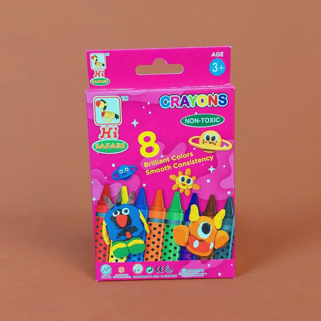 Crayons (Hi Safari) Regular 8 Colors R008SQP-SF-P - Supplies 24/7 Delivery