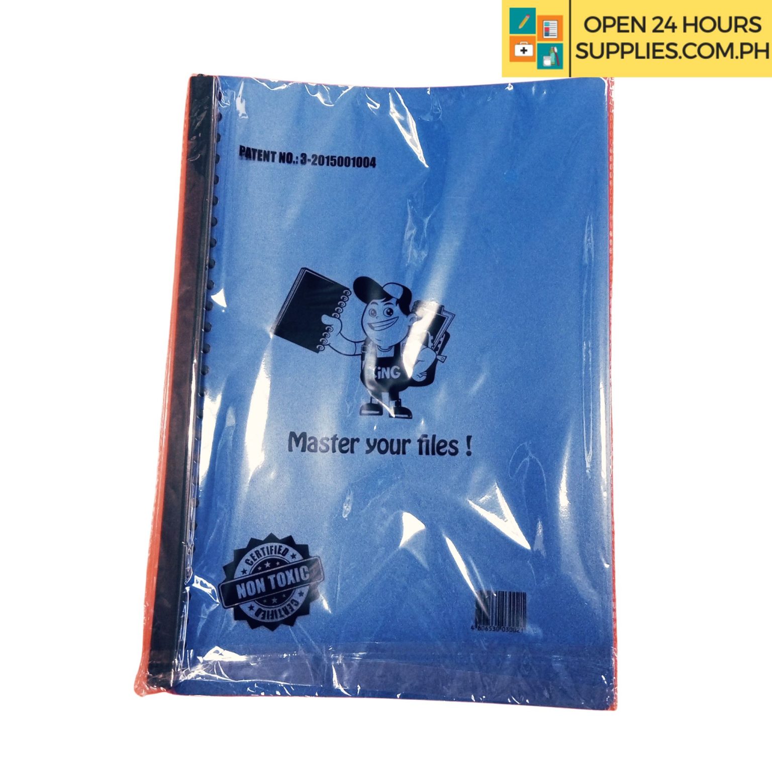 Clear Book (King) Spiral Long Green | Black | Blue - Supplies 24/7 Delivery