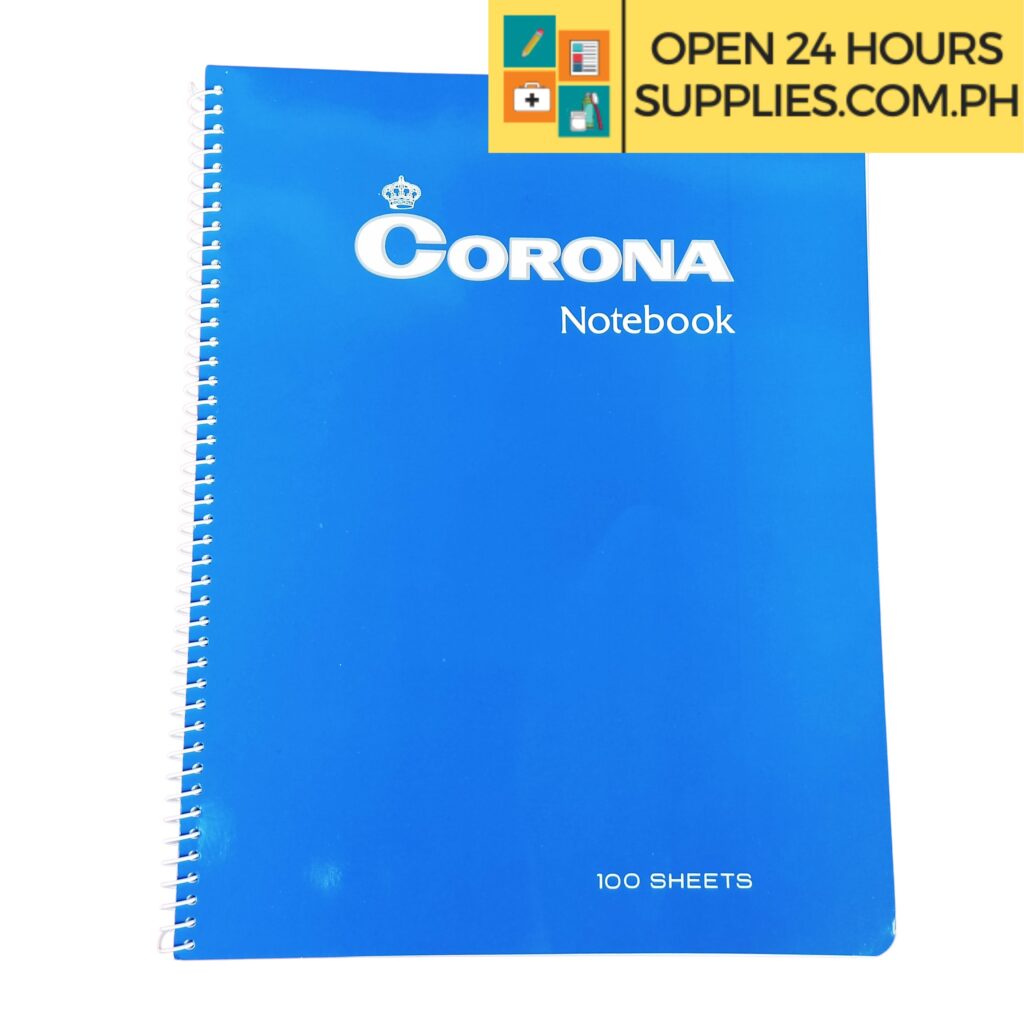 Spiral Notebook (Corona) 216x280mm 100s C-8100 - Supplies 24/7 Delivery