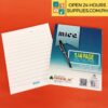 Pad Paper (Mica) Quiz Pad 1/4 size 100 mm x 125 mm 80 leaves 60 gsm ...