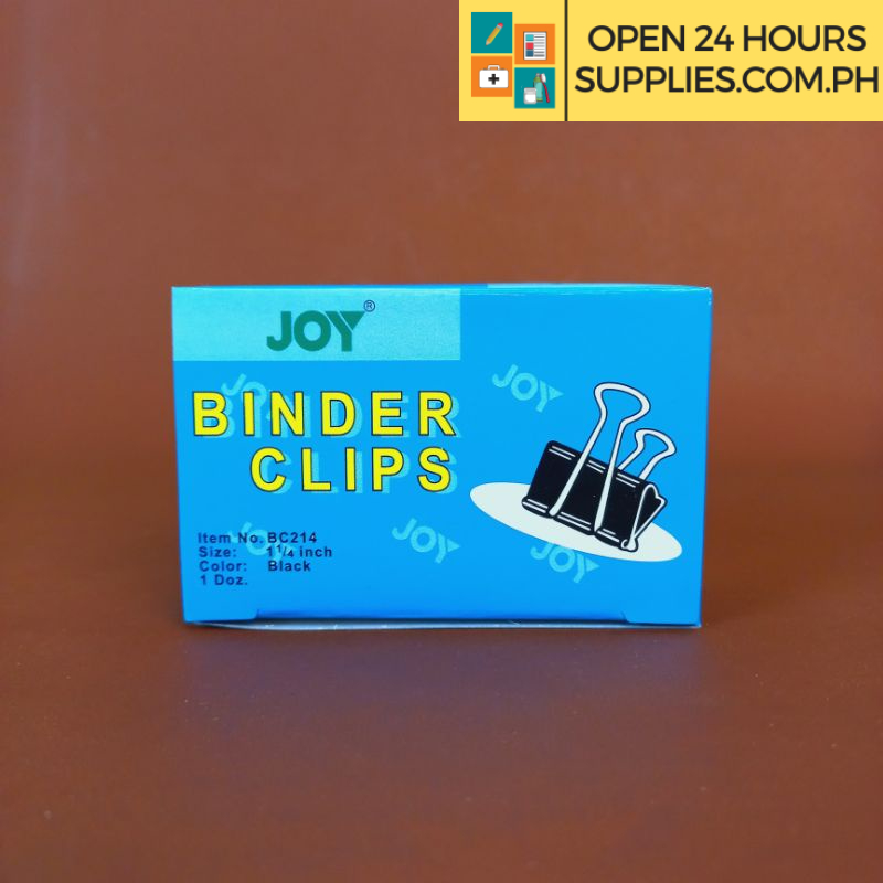 Binder Clips (Joy) 1 inch Width - Supplies 24/7 Delivery