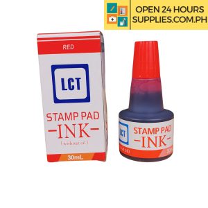 LCT Stamp Pad Ink Refill- Black Or Blue 30 ML - Supplies 24/7 Delivery