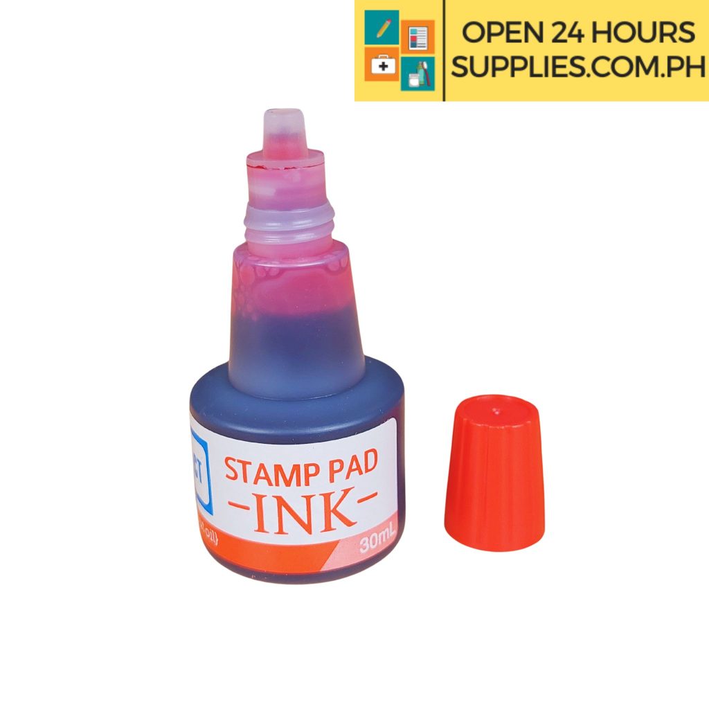 LCT Stamp Pad Ink Refill- Black Or Blue 30 ML - Supplies 24/7 Delivery