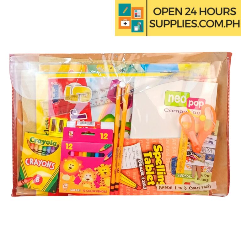 Kindergarten and Elementary Back to School Starter Kit Sulit Pack ...