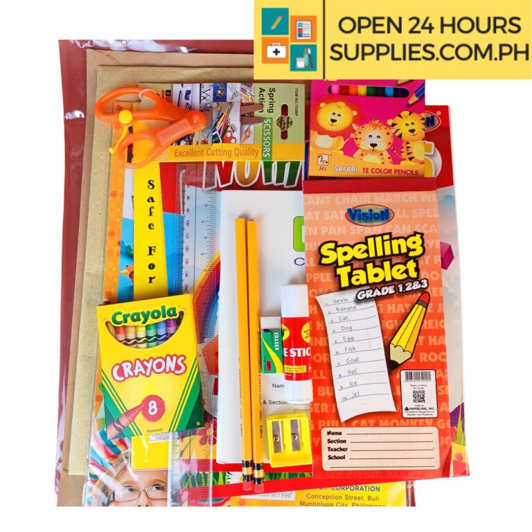 Kindergarten and Elementary Back to School Starter Kit Sulit Pack ...