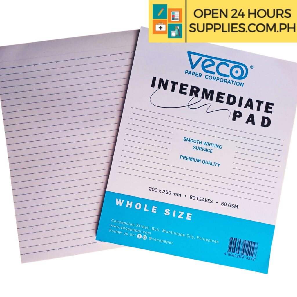 Pad Paper (Veco) Intermediate Pad 1 Whole 50gsm 80s - Supplies 24/7 ...