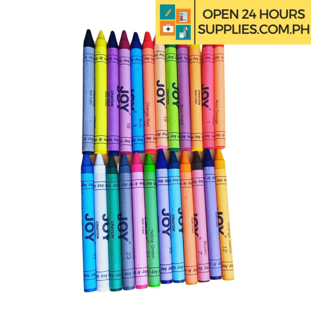Joy Crayons - 24 Vibrant Colors for Art & Crafts CJ3024 - Supplies 24/7 Delivery