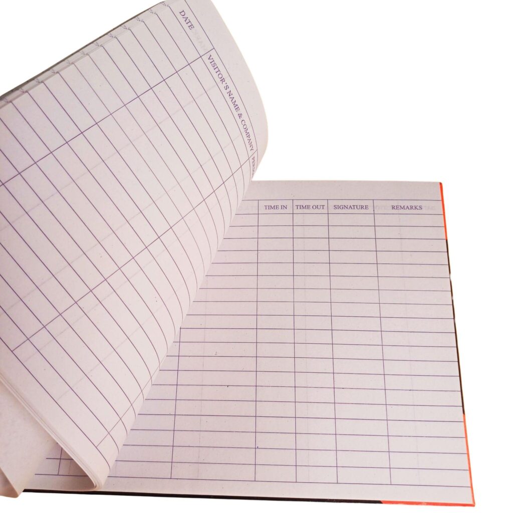 Visitor's Security Logbook (Valiant) 300 pages - Supplies 24/7 Delivery