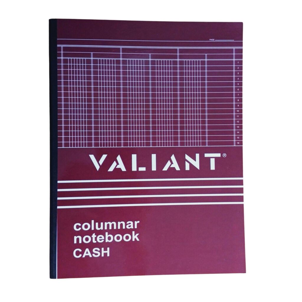 Columnar Notebook Cash (Valiant) Coated - Supplies 24/7 Delivery