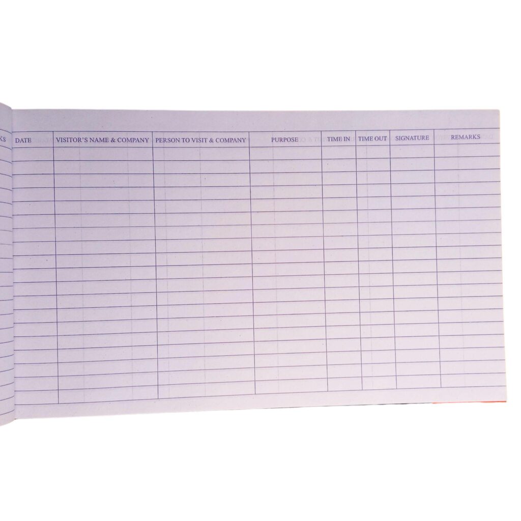 Visitor's Security Logbook (Valiant) 300 pages - Supplies 24/7 Delivery
