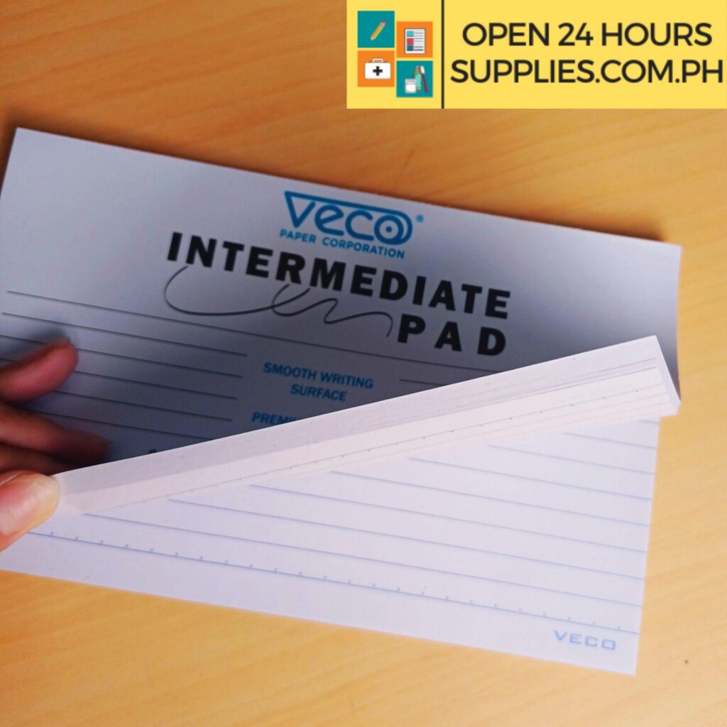 Pad Paper (Veco) Quiz Pad 1/2 Crosswise 50gsm 80's - Supplies 24/7 Delivery