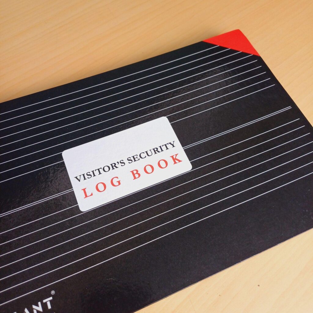 Visitor's Security Logbook (Valiant) 300 pages - Supplies 24/7 Delivery