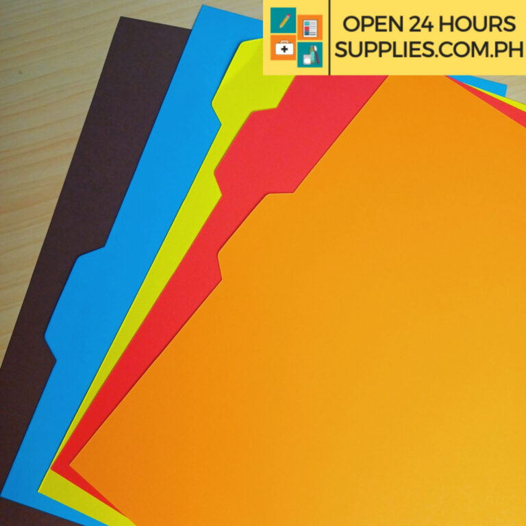 Valiant File Colored Divider with 5 Sheets for Long/A4/Short Documents ...