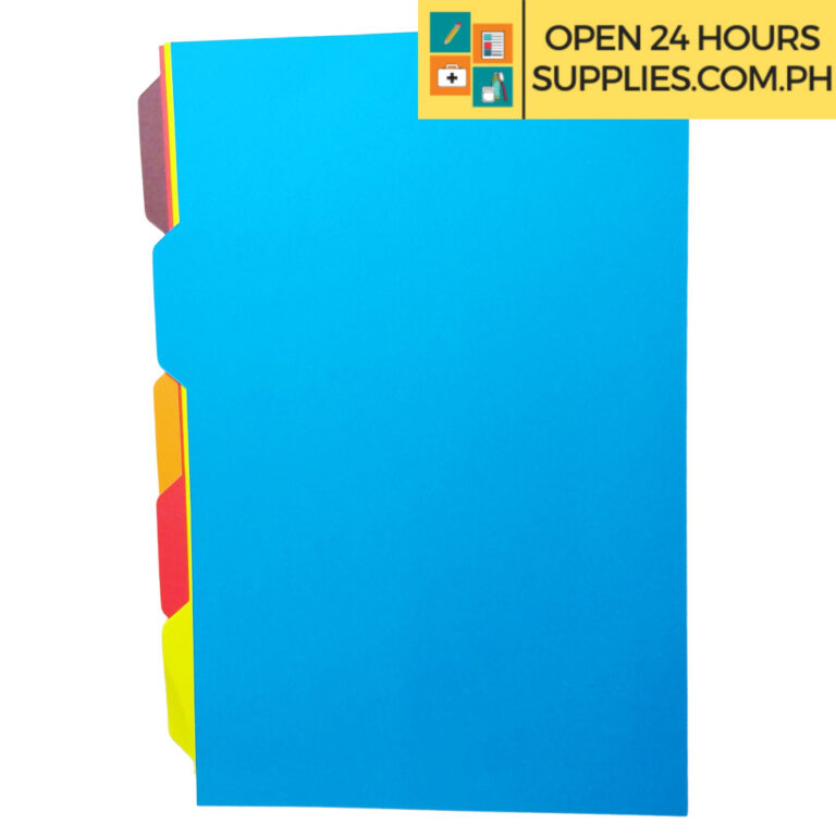 Valiant File Colored Divider with 5 Sheets for Long/A4/Short Documents ...