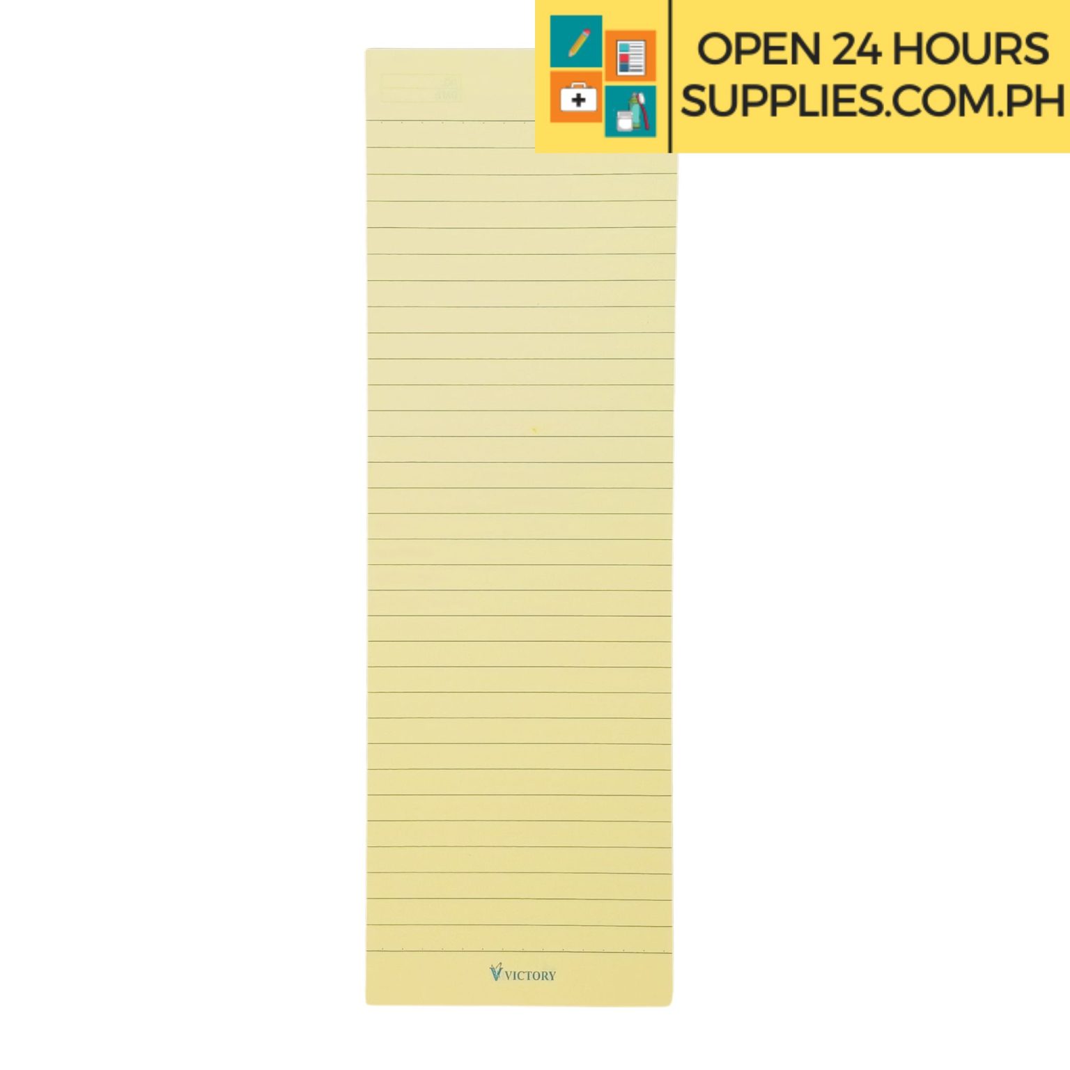 Yellow Pad Paper (Victory) 1/2 Lengthwise/Crosswise 64 gsm 90s ...