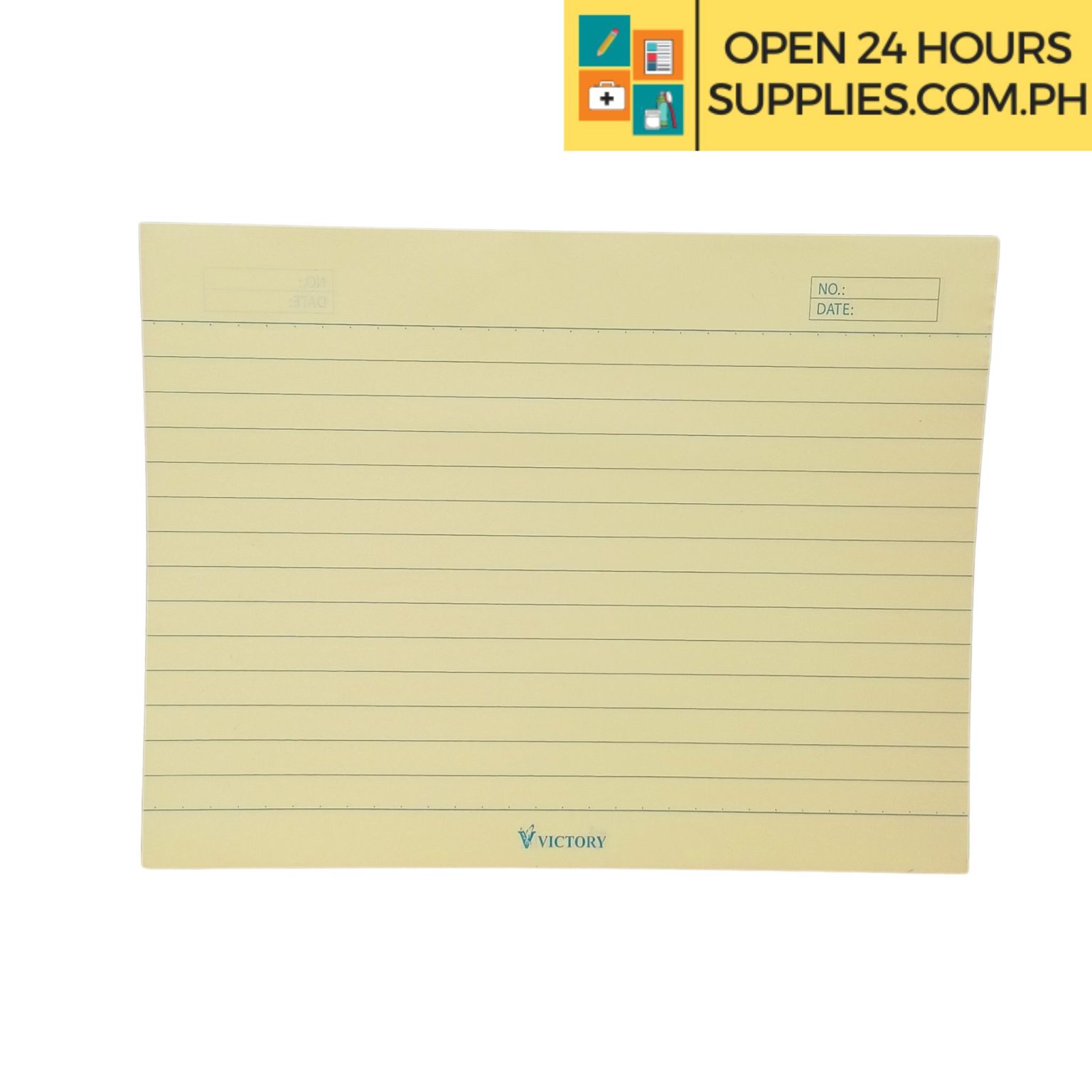 Yellow Pad Paper (Victory) 1/2 Lengthwise/Crosswise 64 gsm 90s ...