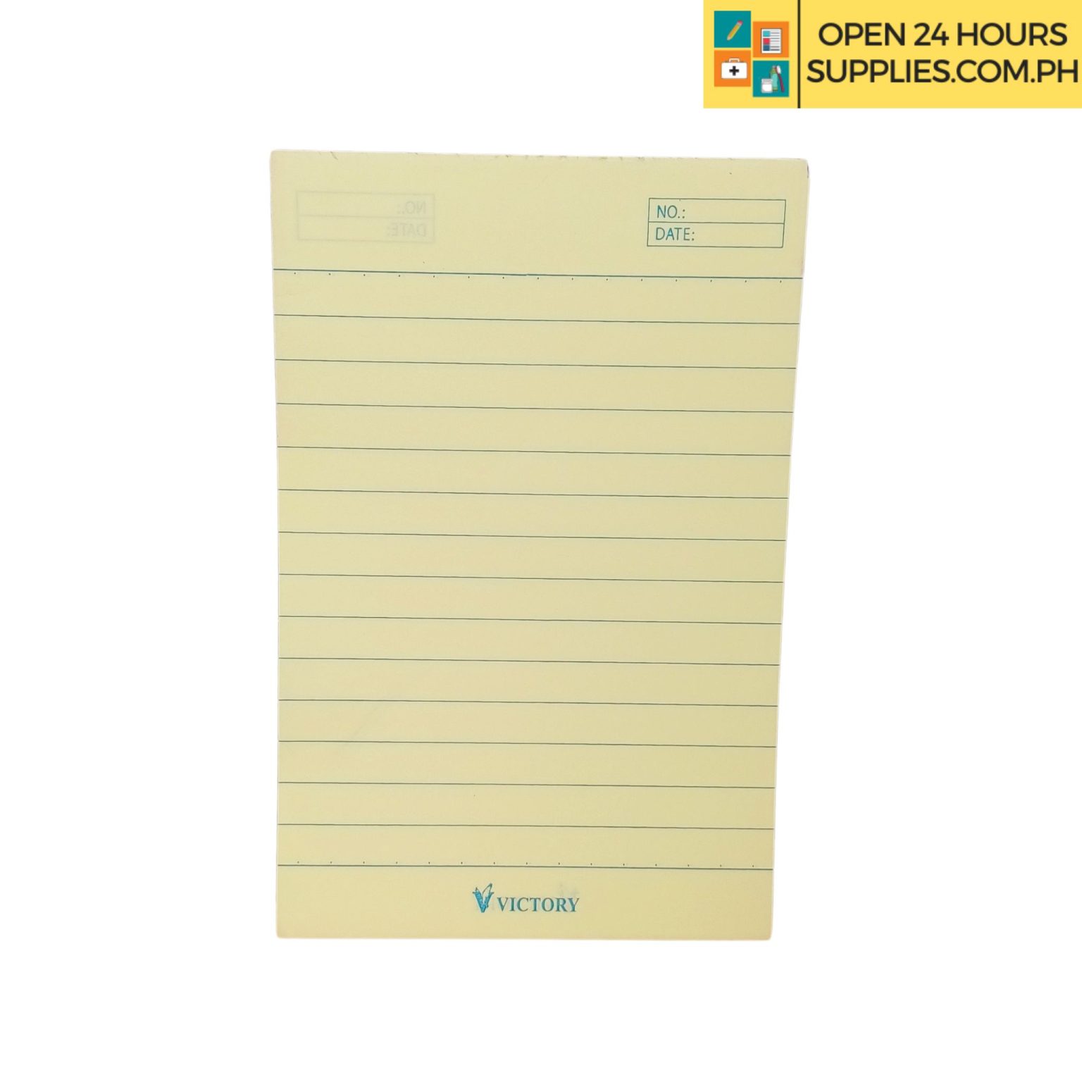 Yellow Pad Paper (Victory) 1/4 - 64 gsm 90 sheets - Supplies 24/7 Delivery