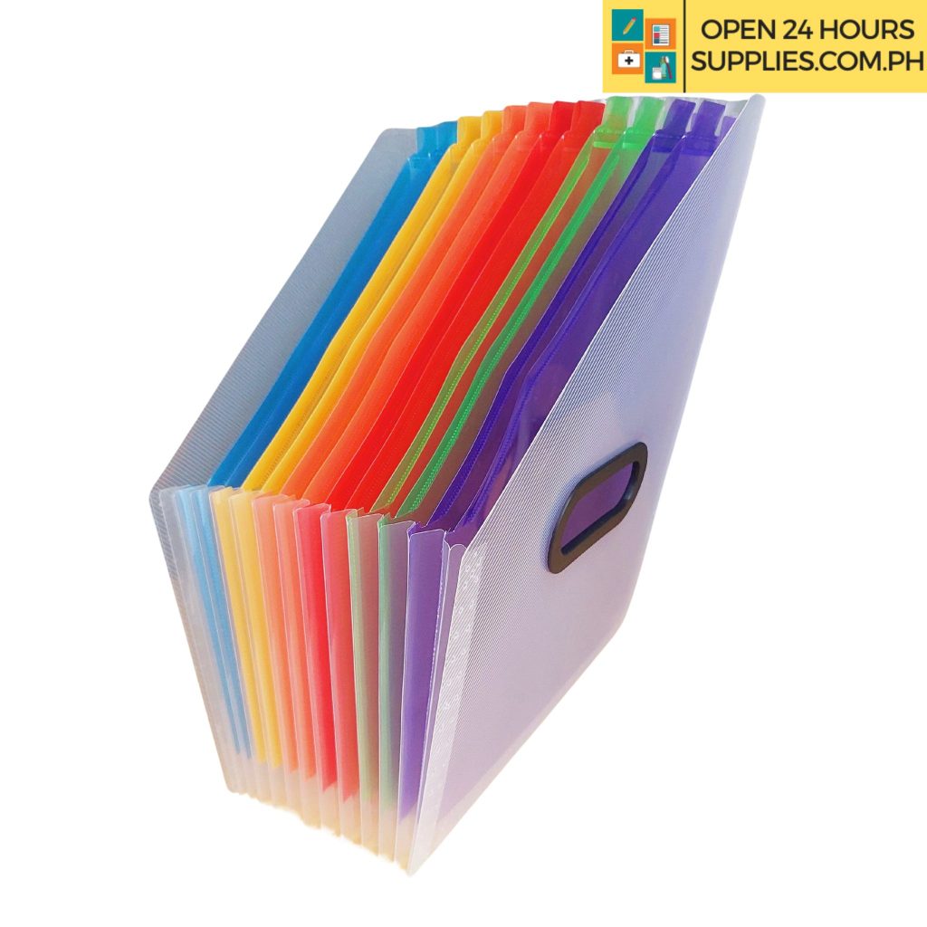 Expanding File Organizer Plastic 13 pockets S-9222 - Supplies 24/7 Delivery