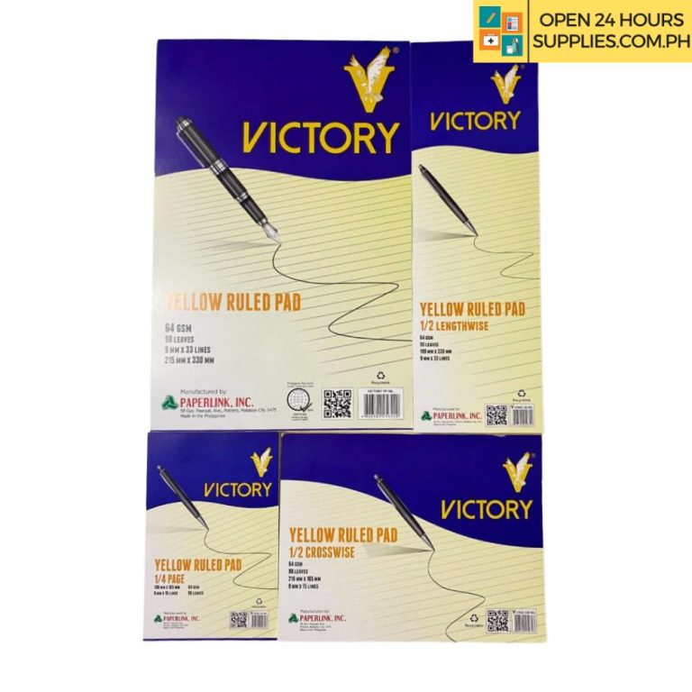 Yellow Pad Bundle - 1 Whole, 1/2 Crosswise, 1/2 Lengthwise, 1/4 Pad ...
