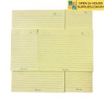 Yellow Pad Bundle - 1 Whole, 1/2 Crosswise, 1/2 Lengthwise, 1/4 Pad ...